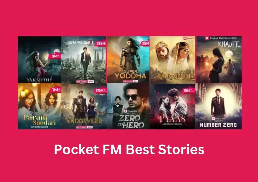 Pocket FM Best Stories (Sorted By Popularity)